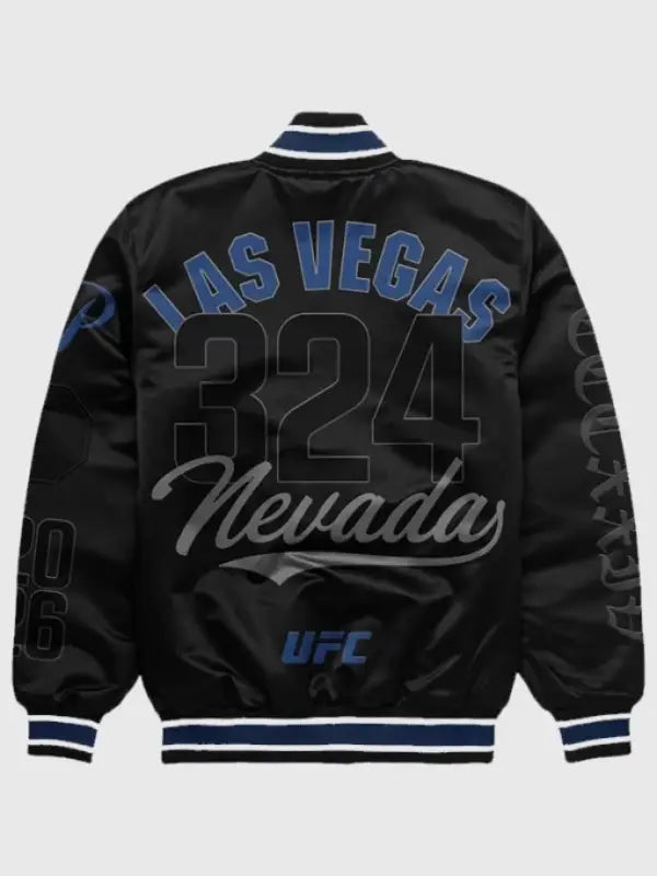 UFC 324 Las Vegas Bomber Jacket | UFC 324 Las Vegas Varsity Jacket – Eshees